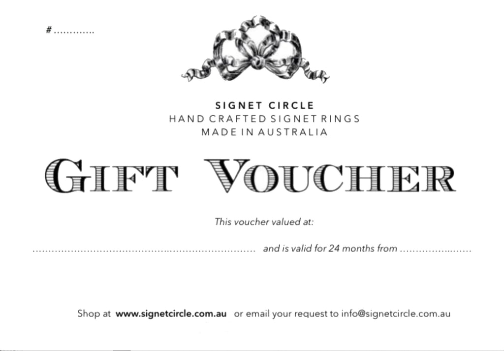 Signet Circle | Melbourne's leading maker of Customised Signet Rings